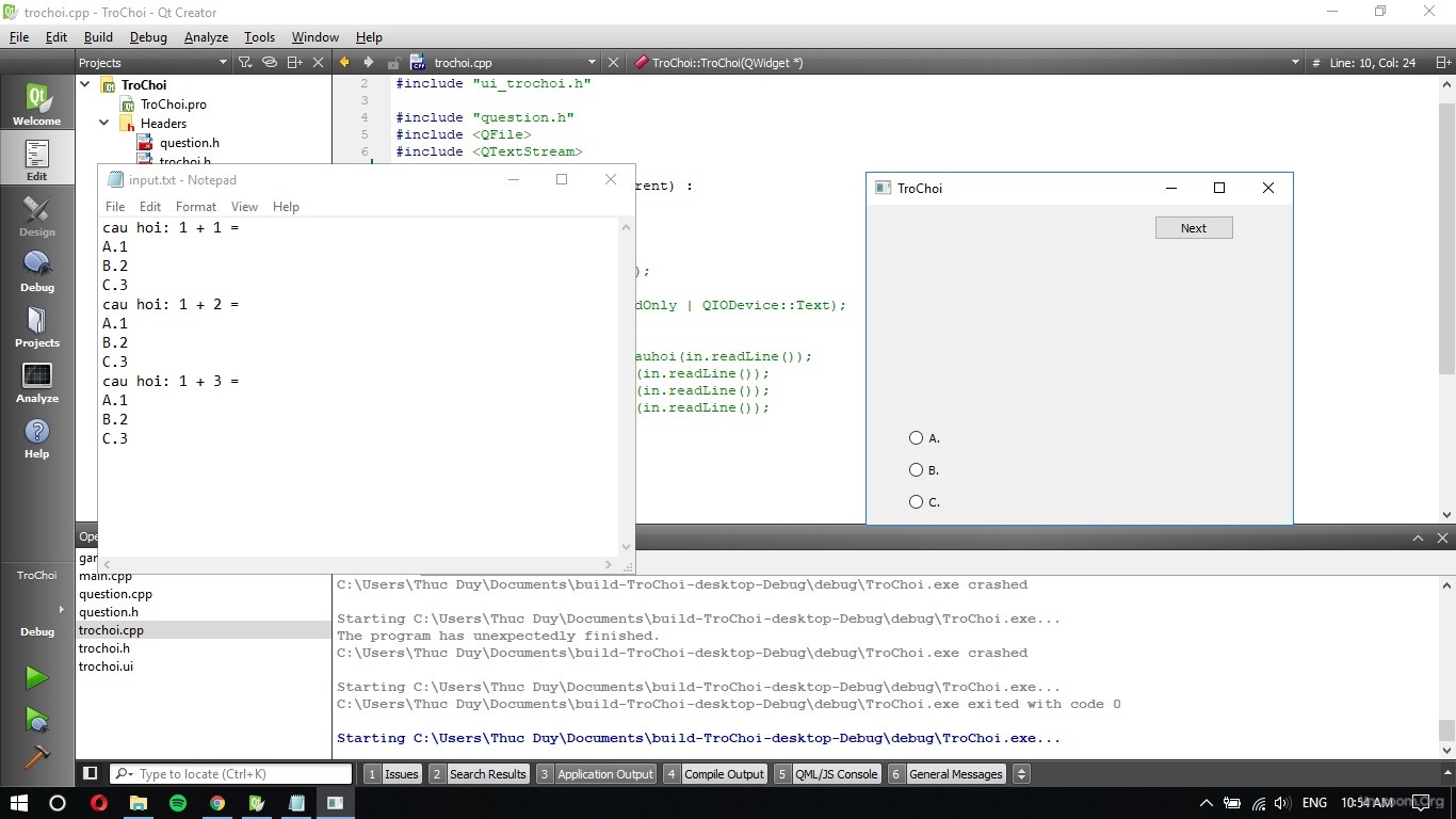 Nhờ tư vấn - Nhờ giúp đỡ về Qt Creator cơ bản | VN-Zoom | Cộng đồng ...